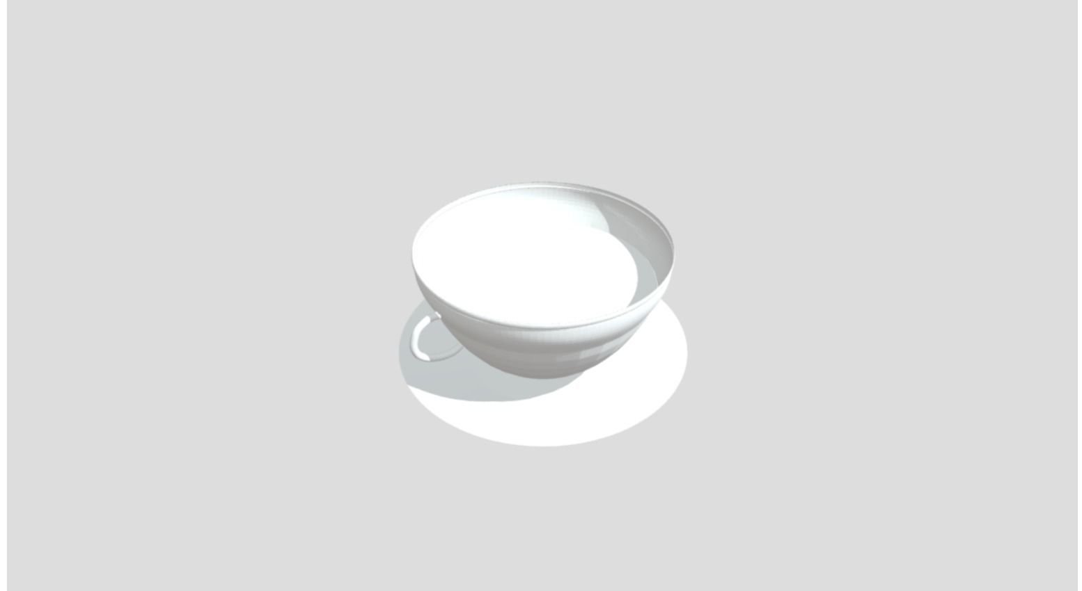 3D model teacup and plate VR / AR / low-poly | CGTrader