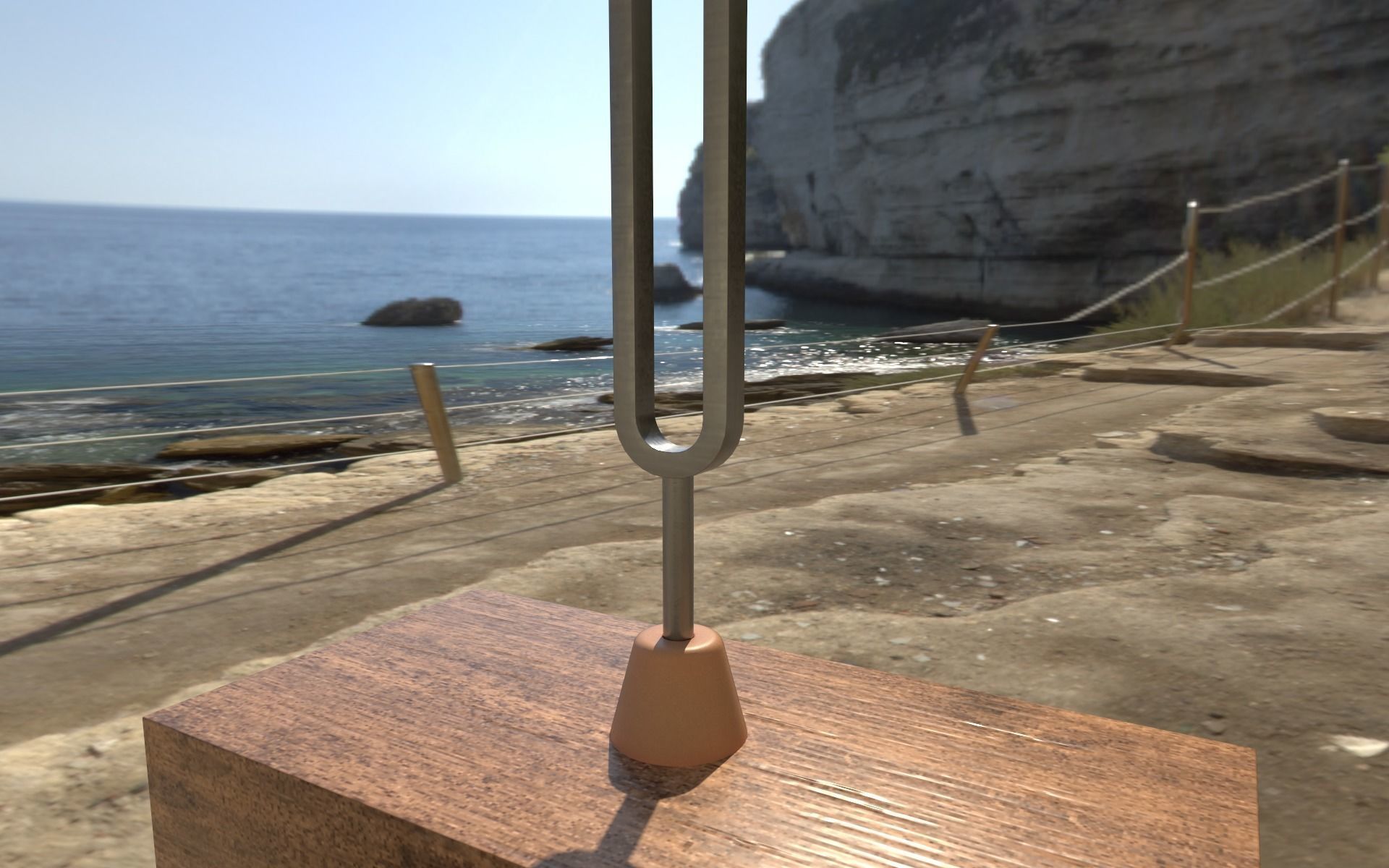 Tuning Fork 440 Hz 3D model 3D model | CGTrader