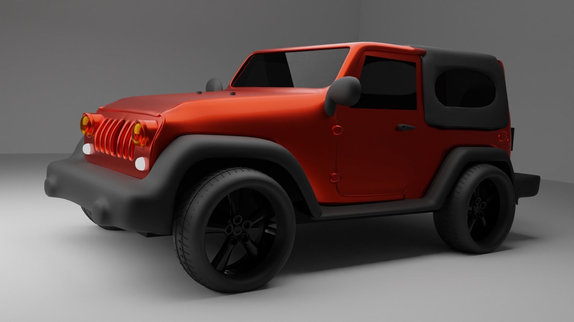 Thar Jeep 3D Model 3D model animated rigged | CGTrader