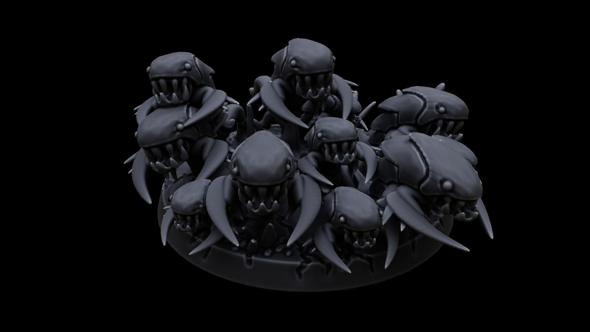 Alien Xeno Swarm creatures 3D model 3D printable | CGTrader