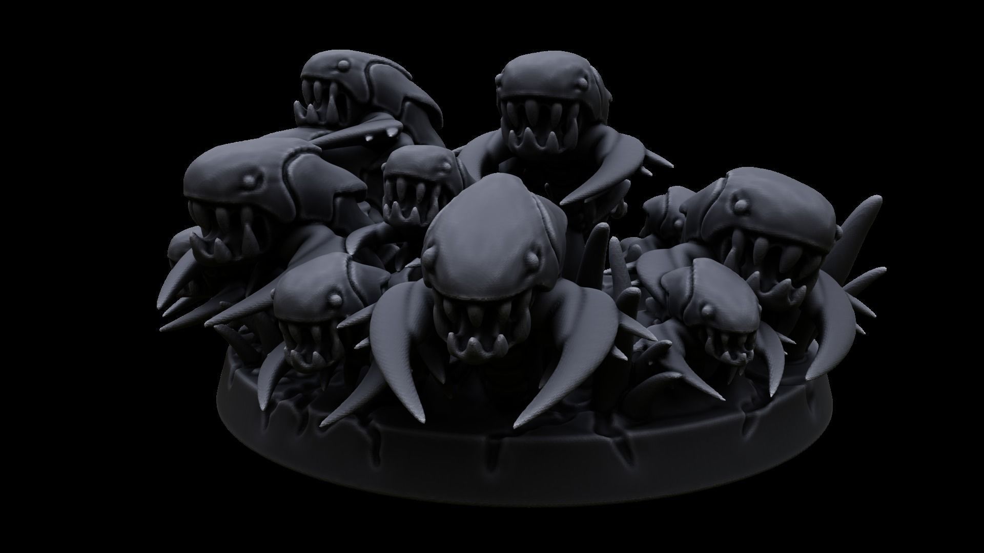 Alien Xeno Swarm creatures 3D model 3D printable | CGTrader