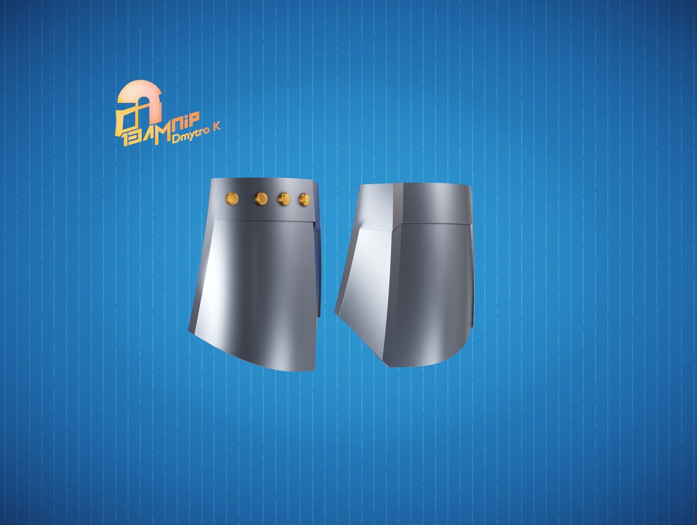 Custom Mandalorian Wrist Armor 3D model 3D printable | CGTrader