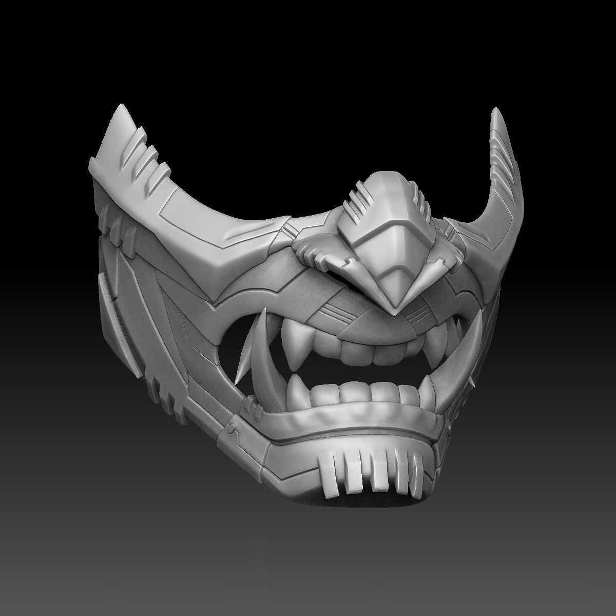 Cyber Punk Mask 3D model 3D printable | CGTrader