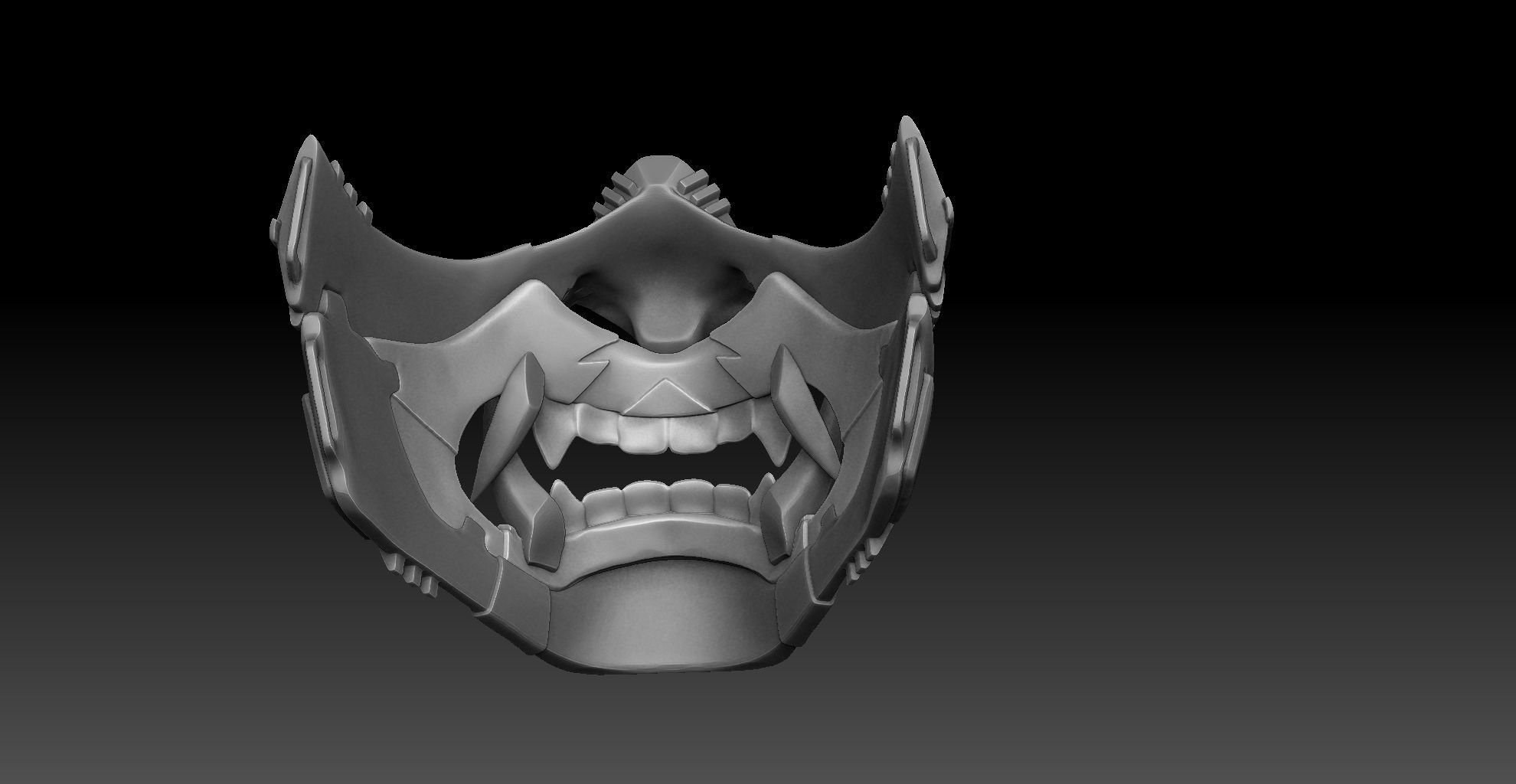 Cyber Punk Mask 3D model 3D printable | CGTrader