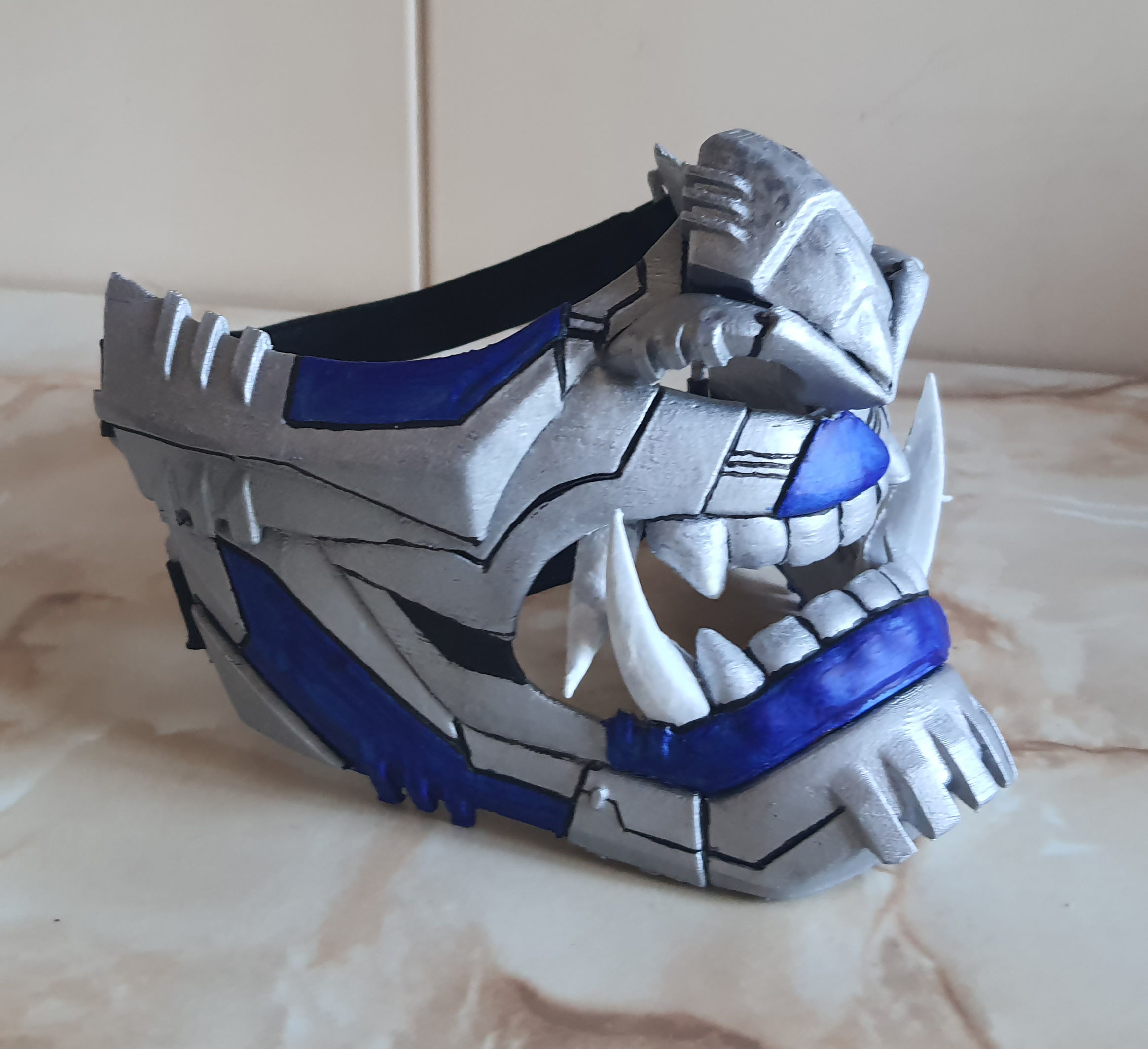 Cyber Punk Mask 3D model 3D printable | CGTrader