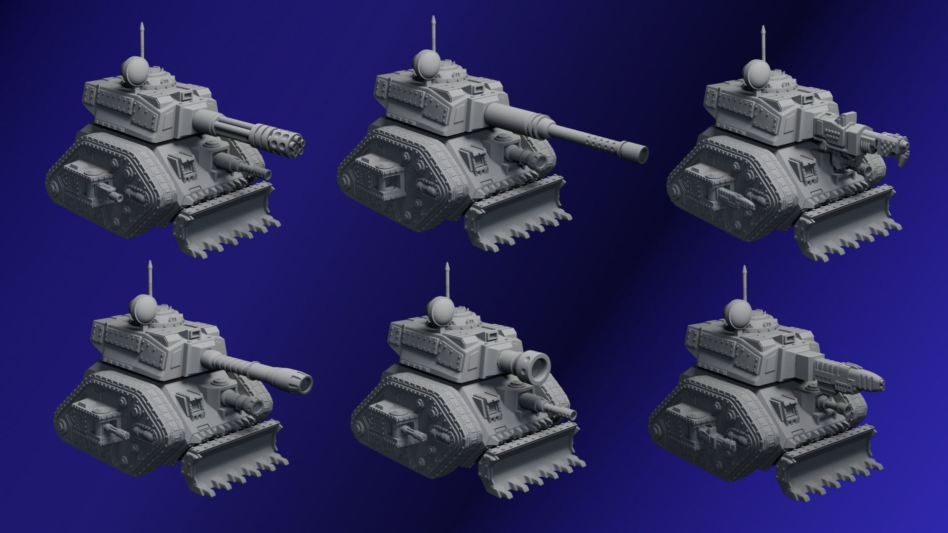 Space Tank Inferno 3D model 3D printable | CGTrader