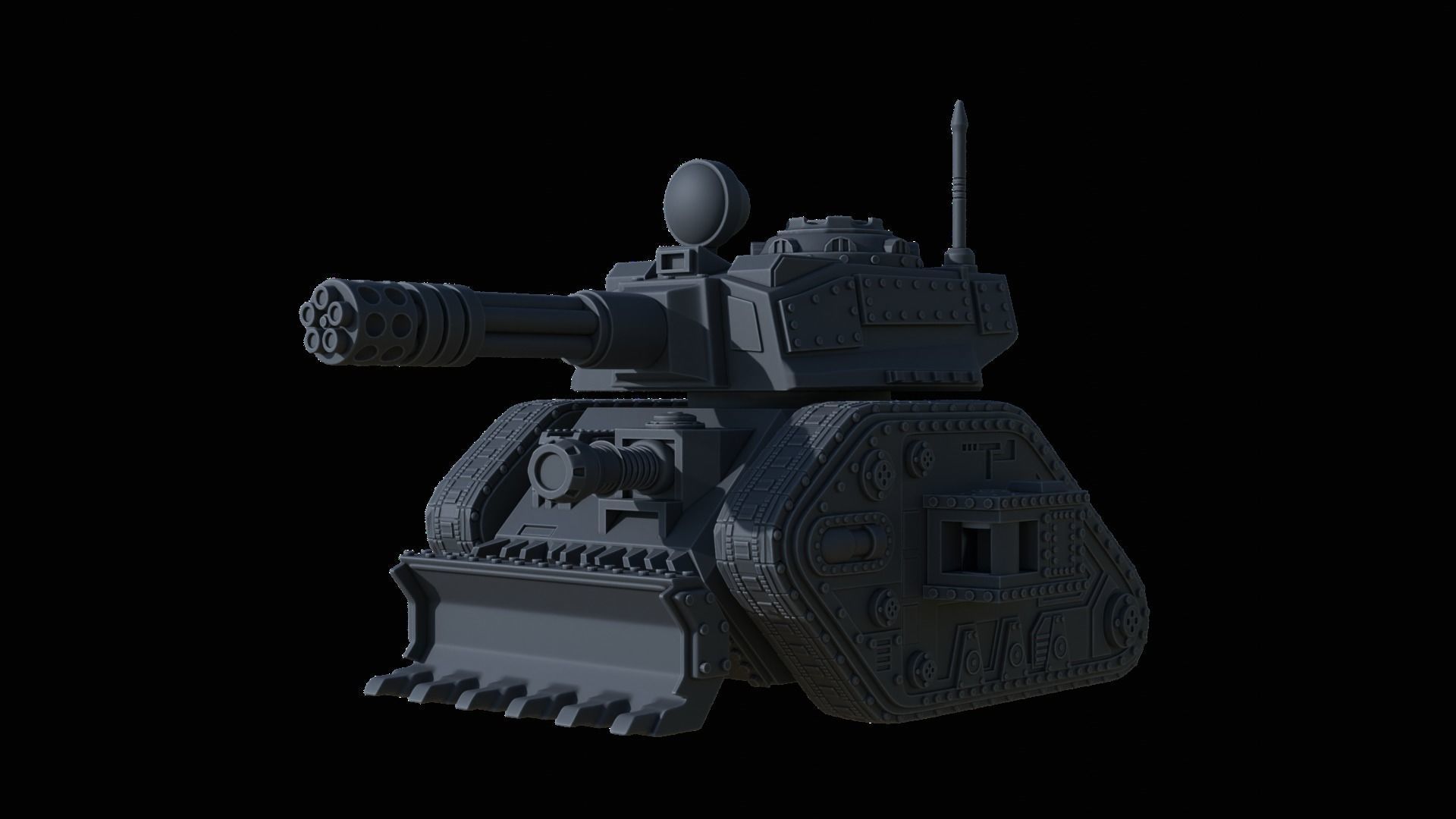 Space Tank Inferno 3D model 3D printable | CGTrader
