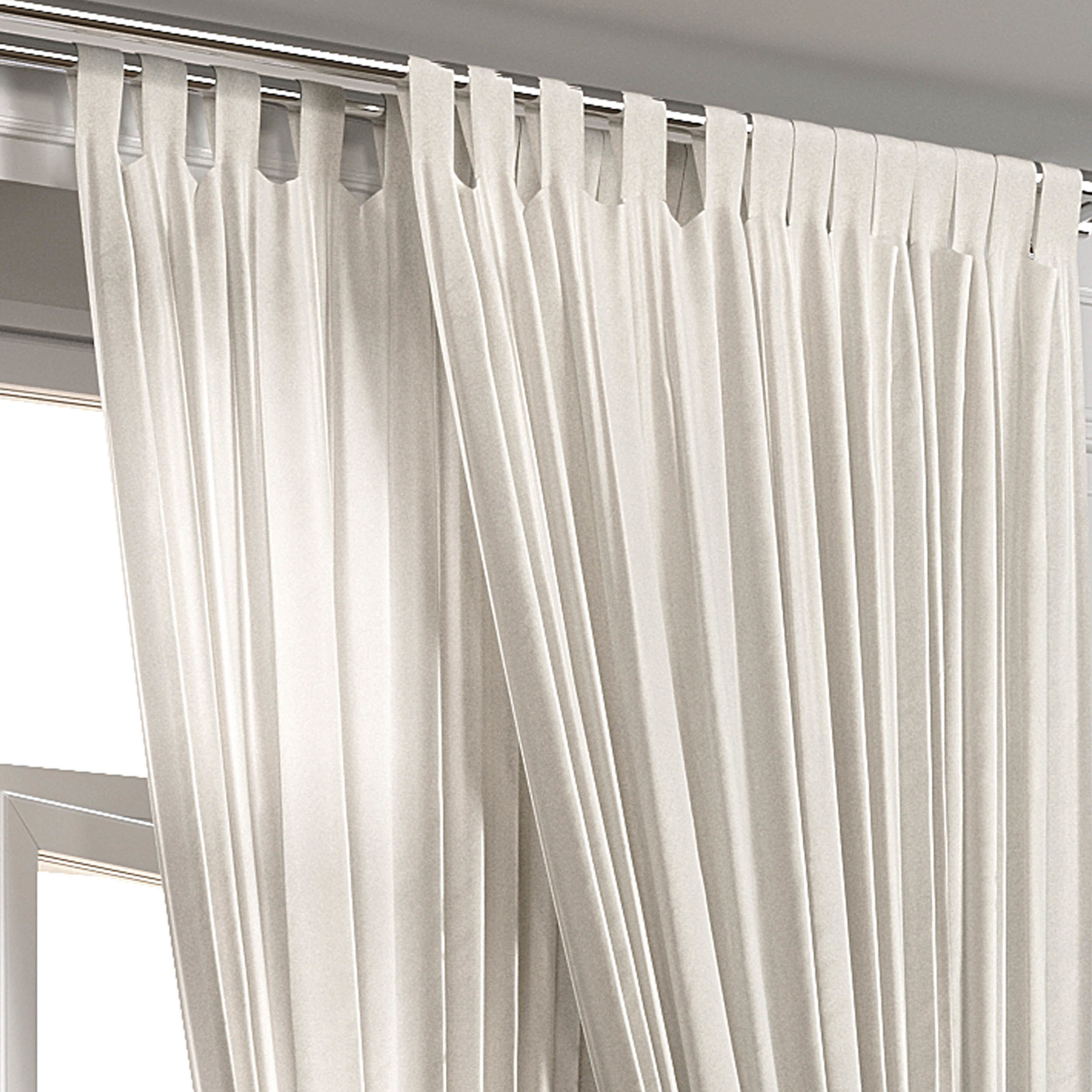 Curtain Set 486C 3D model | CGTrader