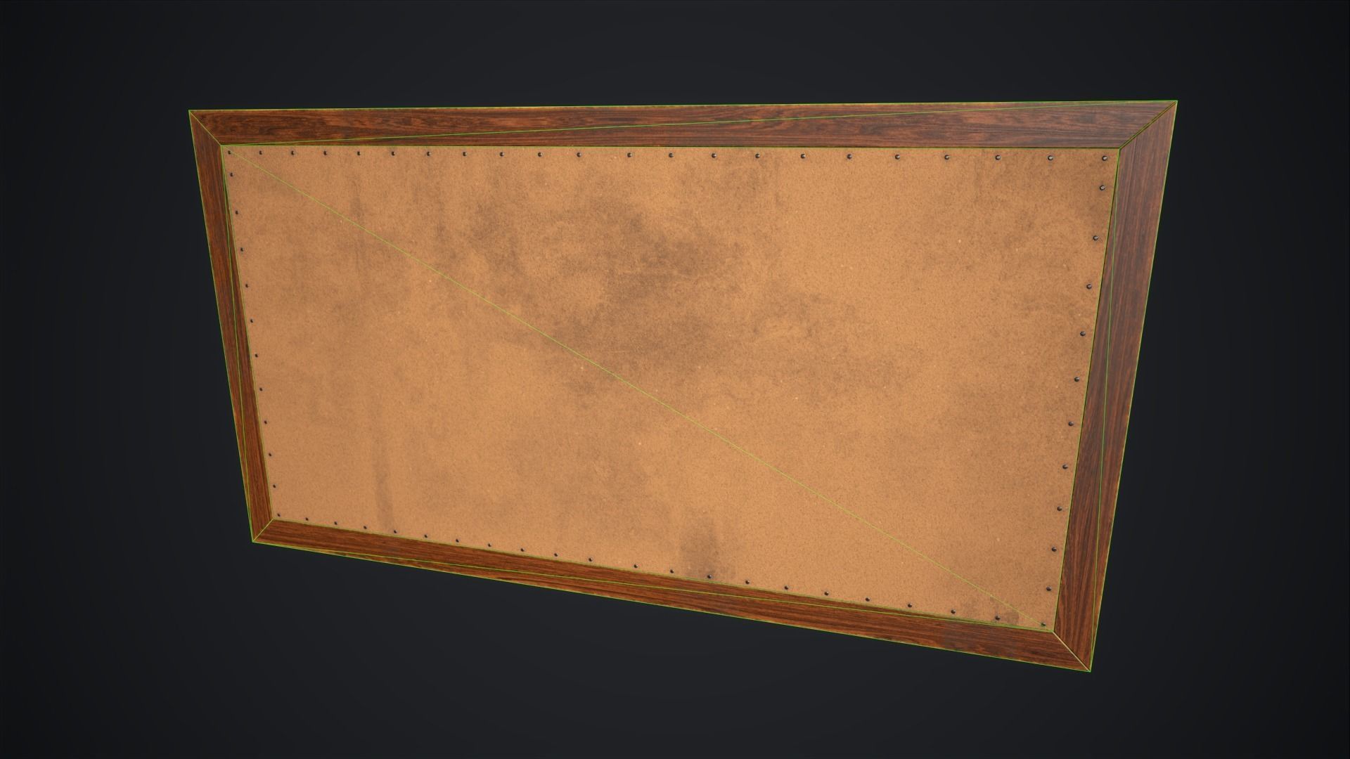 Frame and two pictures free VR / AR / low-poly 3D model | CGTrader