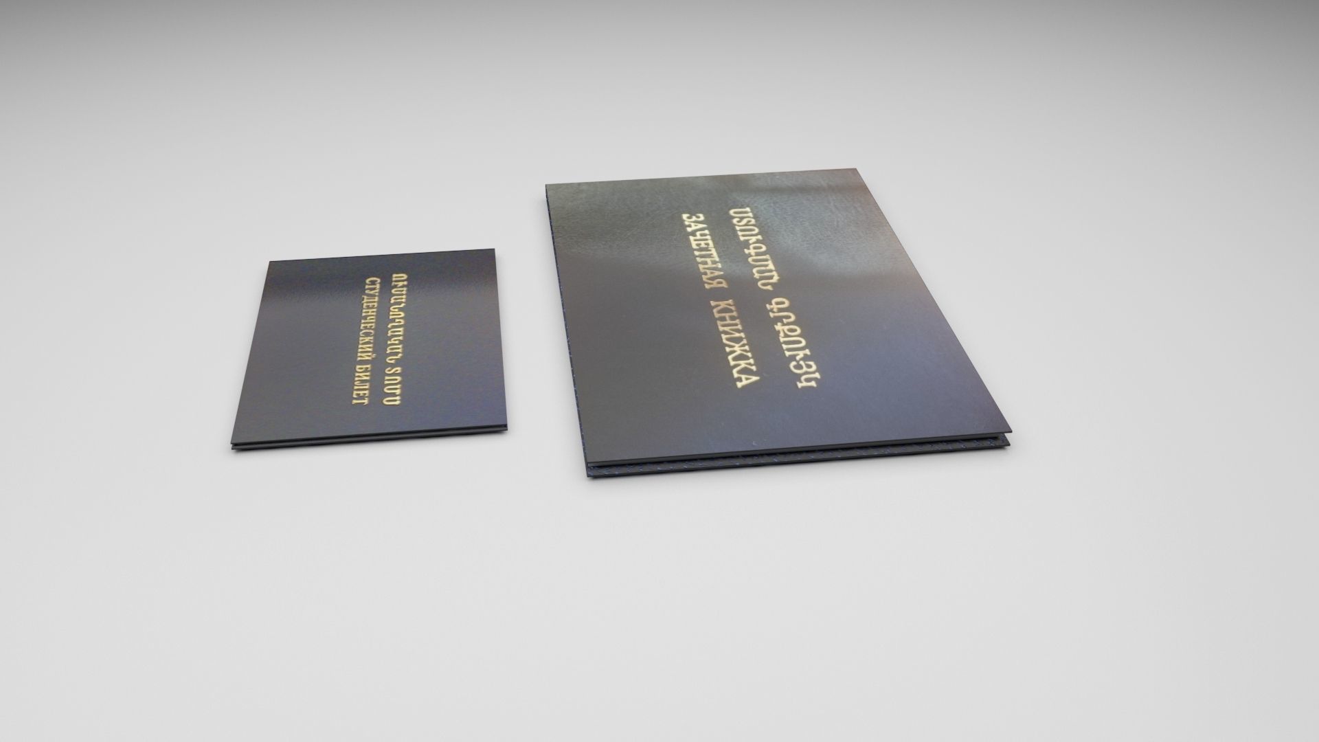 Student Ticket and Checkbook 3D model | CGTrader