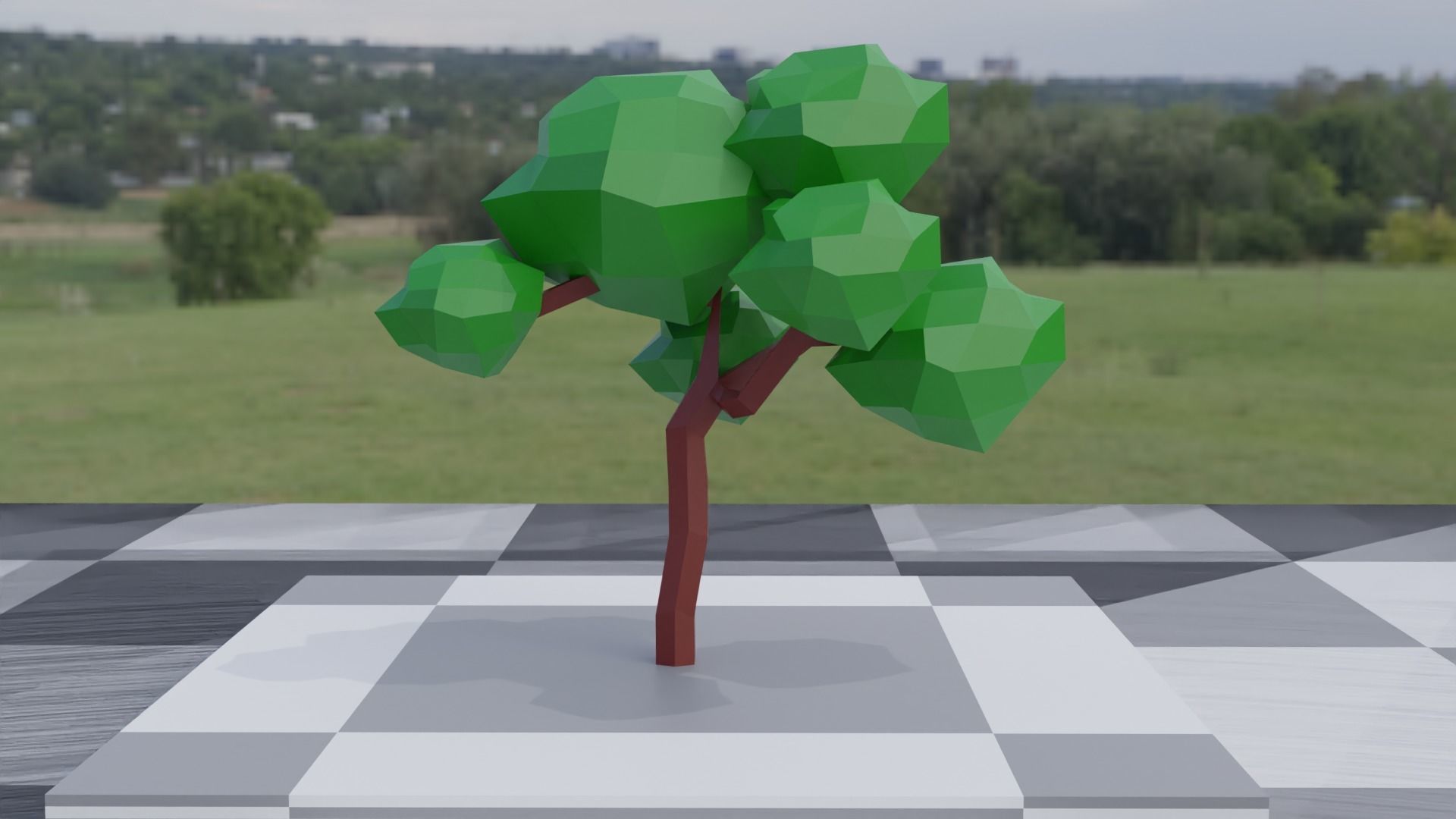 3D model Low Poly Trees for GAMES and ARTWORK VR / AR / low-poly | CGTrader