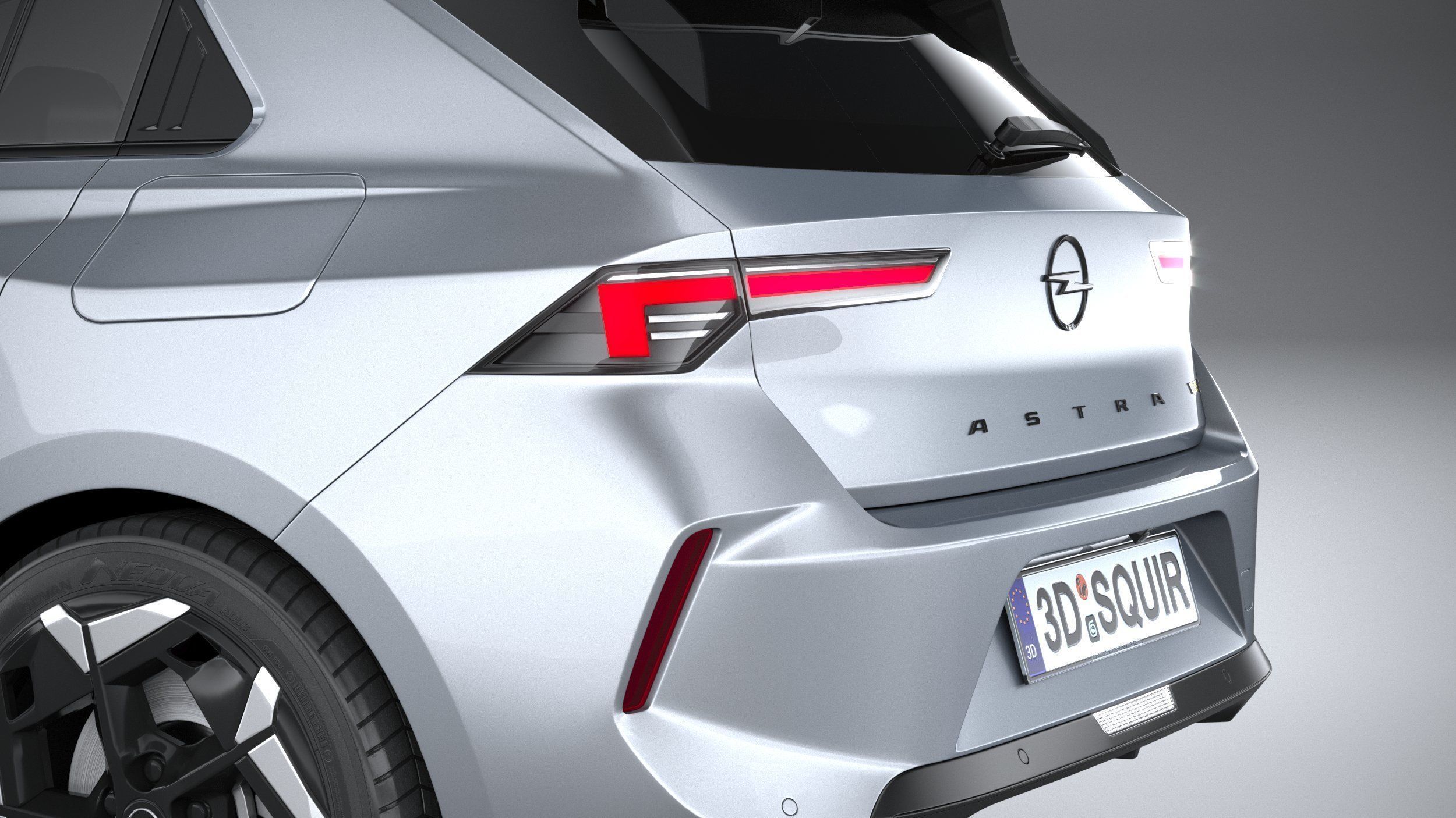 Opel Astra GSE 2023 3D model | CGTrader