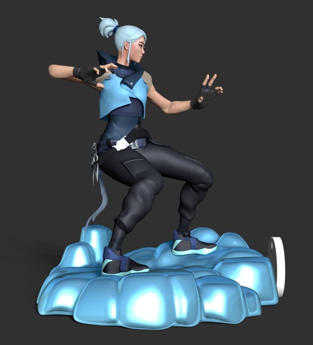 Jett - Valorant 3D model 3D printable | CGTrader