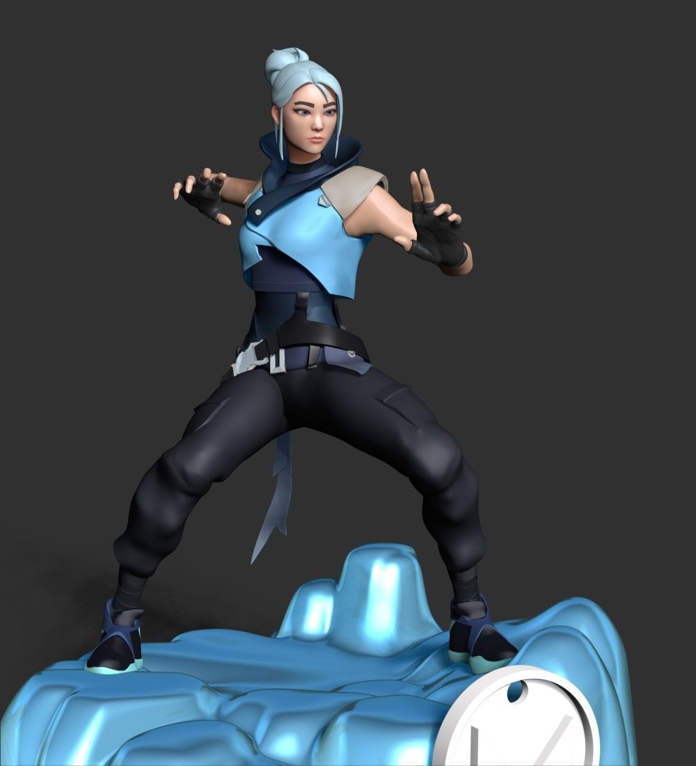 Jett - Valorant 3D model 3D printable | CGTrader