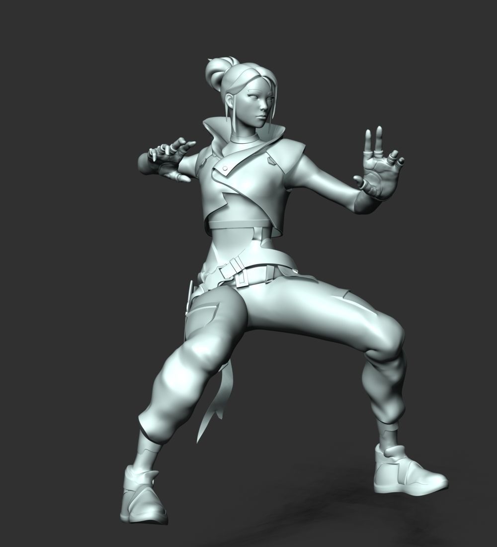 Jett - Valorant 3D model 3D printable | CGTrader
