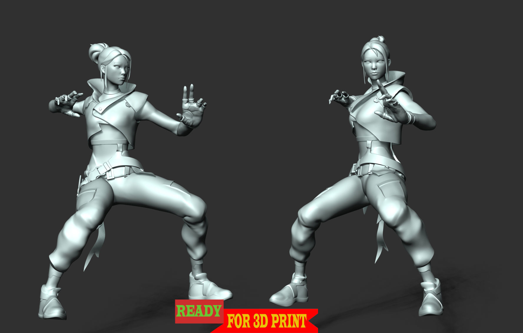 Jett - Valorant 3D model 3D printable | CGTrader