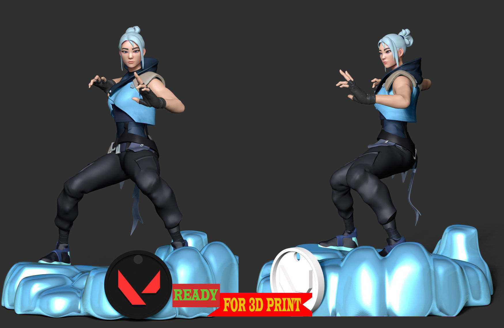 Jett - Valorant 3D model 3D printable | CGTrader