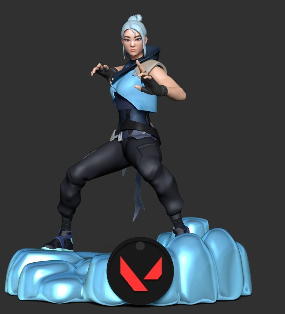 Jett - Valorant 3D model 3D printable | CGTrader