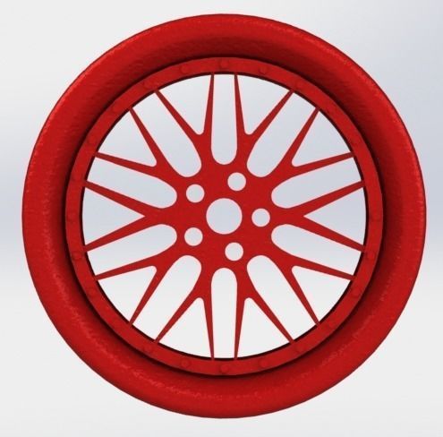 Basic Scaled Rim free 3D model 3D printable | CGTrader