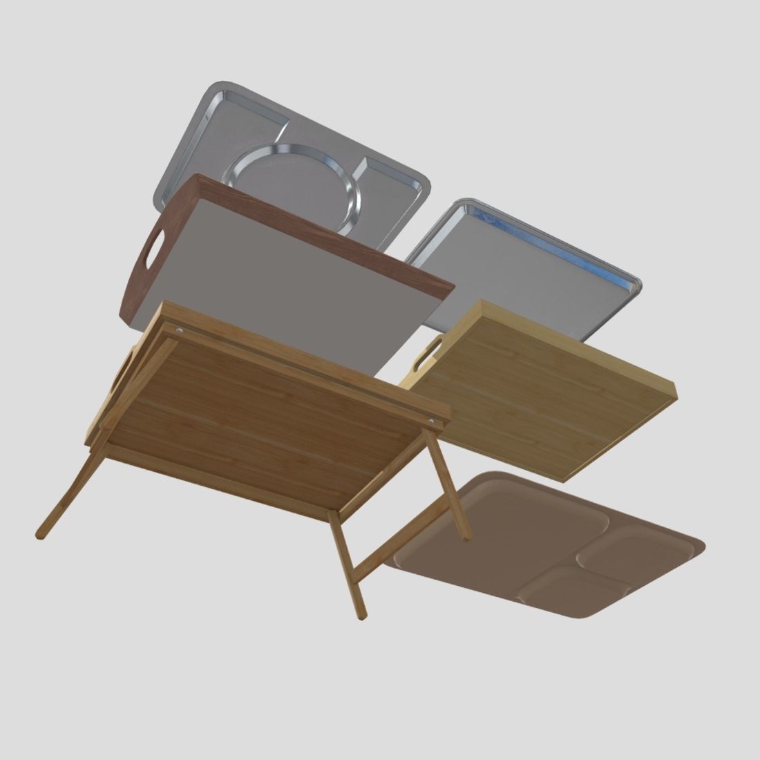 3D model Tray Pack VR / AR / low-poly | CGTrader