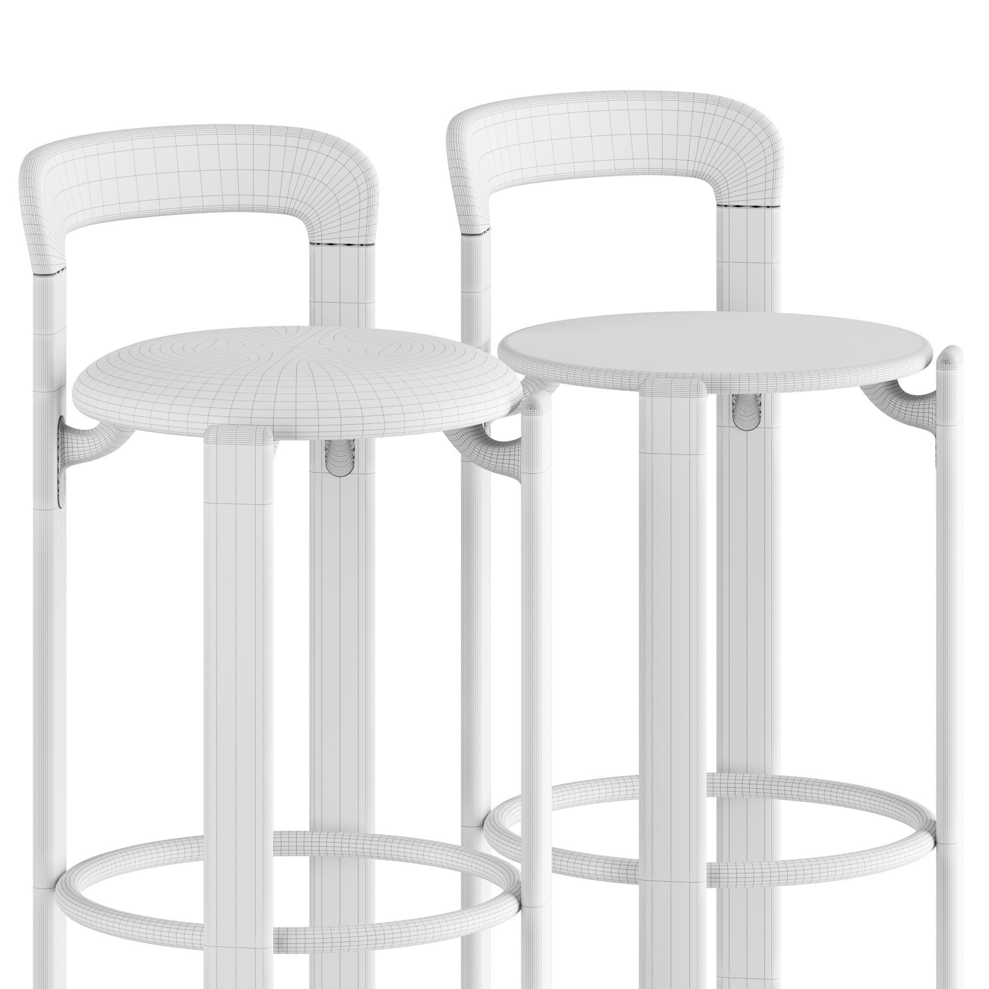 Hay Rey Bar Stool 3d Model Cgtrader