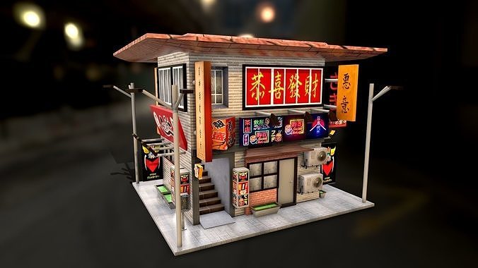 3D model Japanese firm inspect VR / AR / low-poly | CGTrader