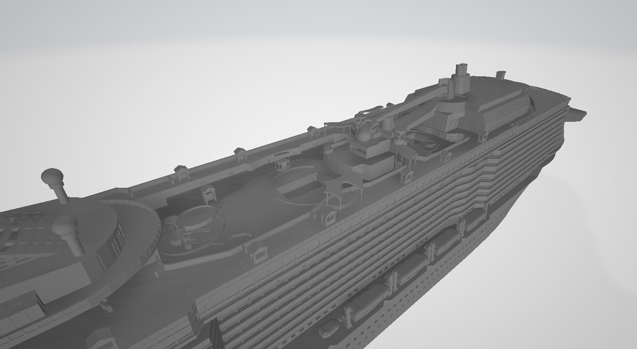 Odyssey Of The Seas cruise ship 3D print model 3D model 3D printable ...