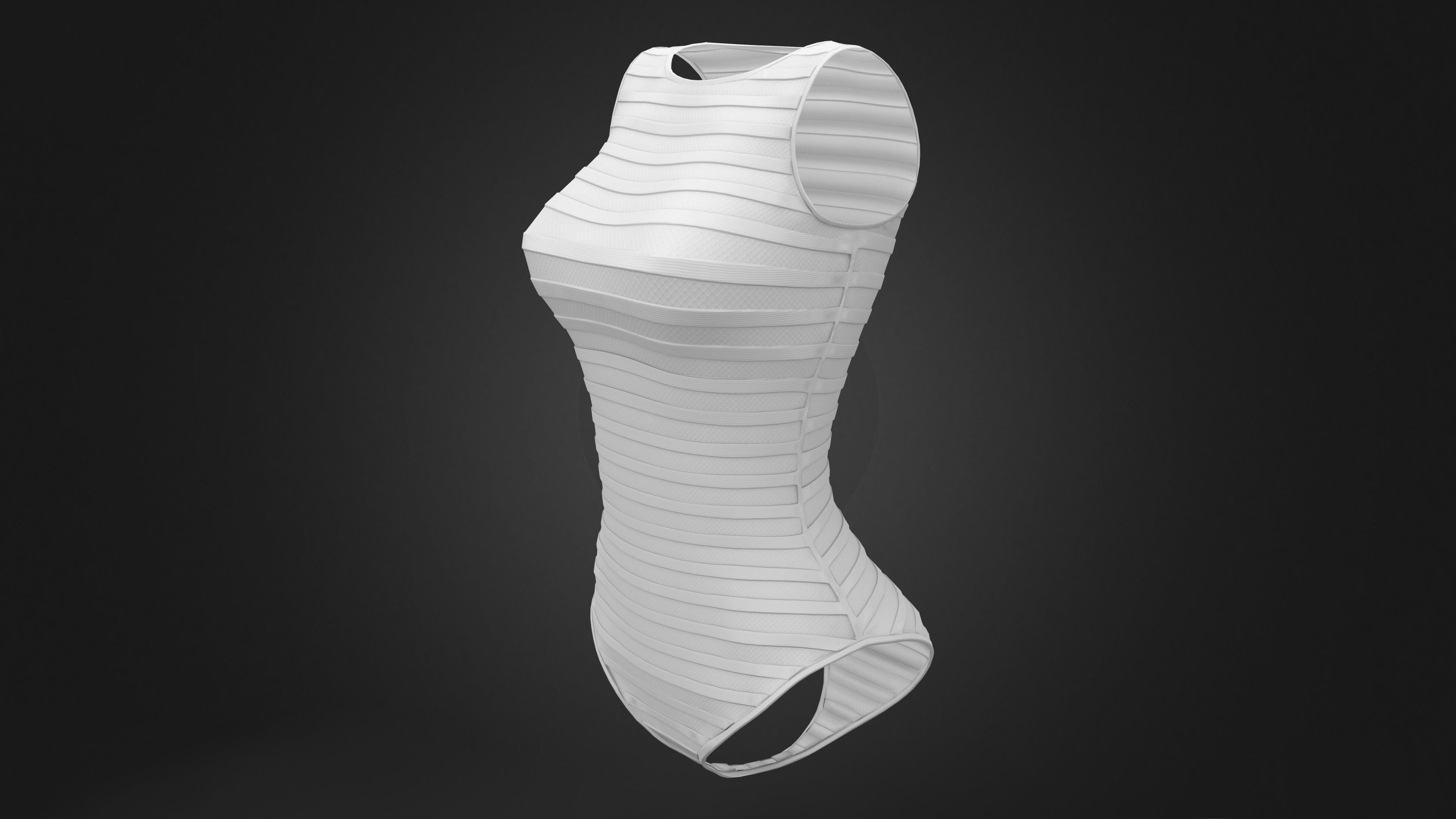 3D model Transparent Effect Body Suit VR / AR / low-poly | CGTrader