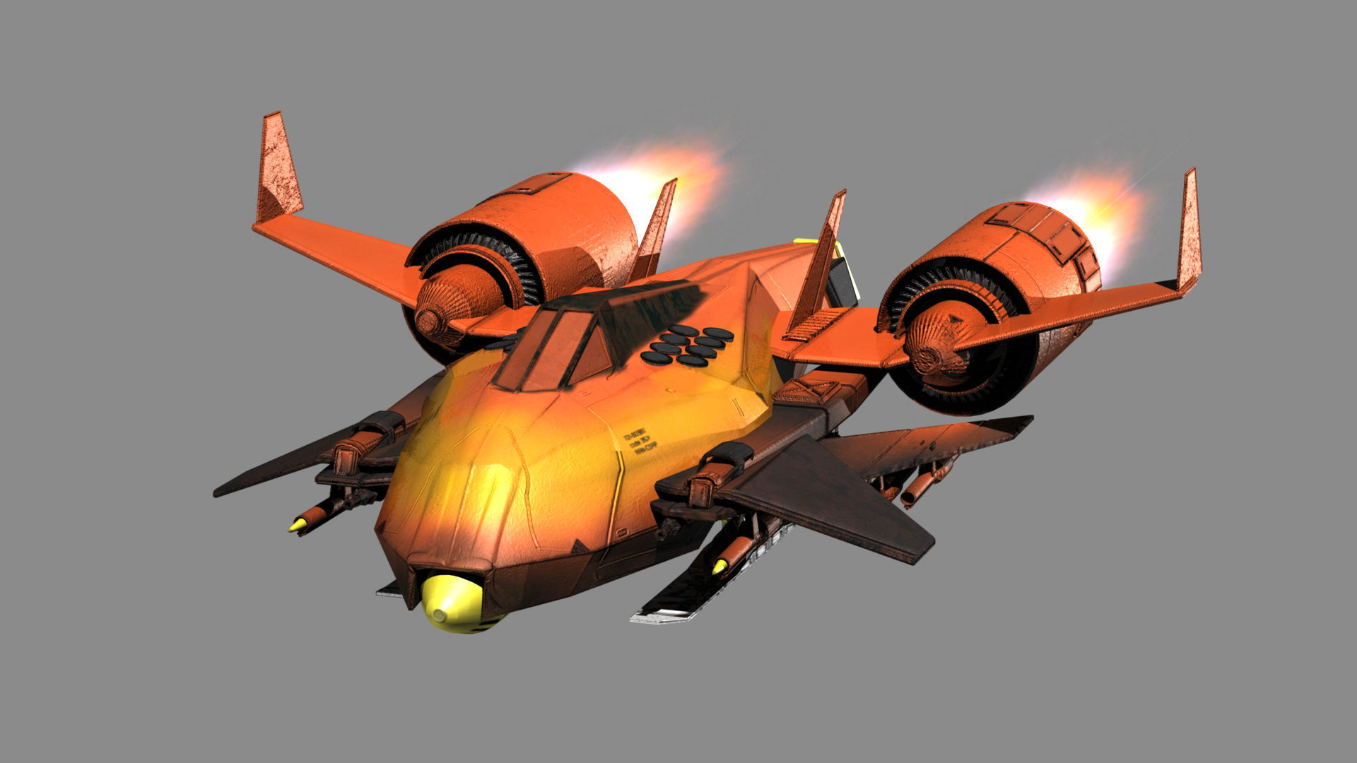 Attack Bomber 3D model | CGTrader