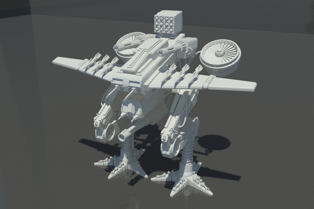 War Bot free 3D Model OBJ - CGTrader.com
