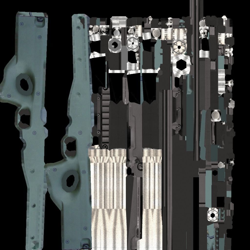 3D model Weapons kit lowpoly VR / AR / low-poly | CGTrader