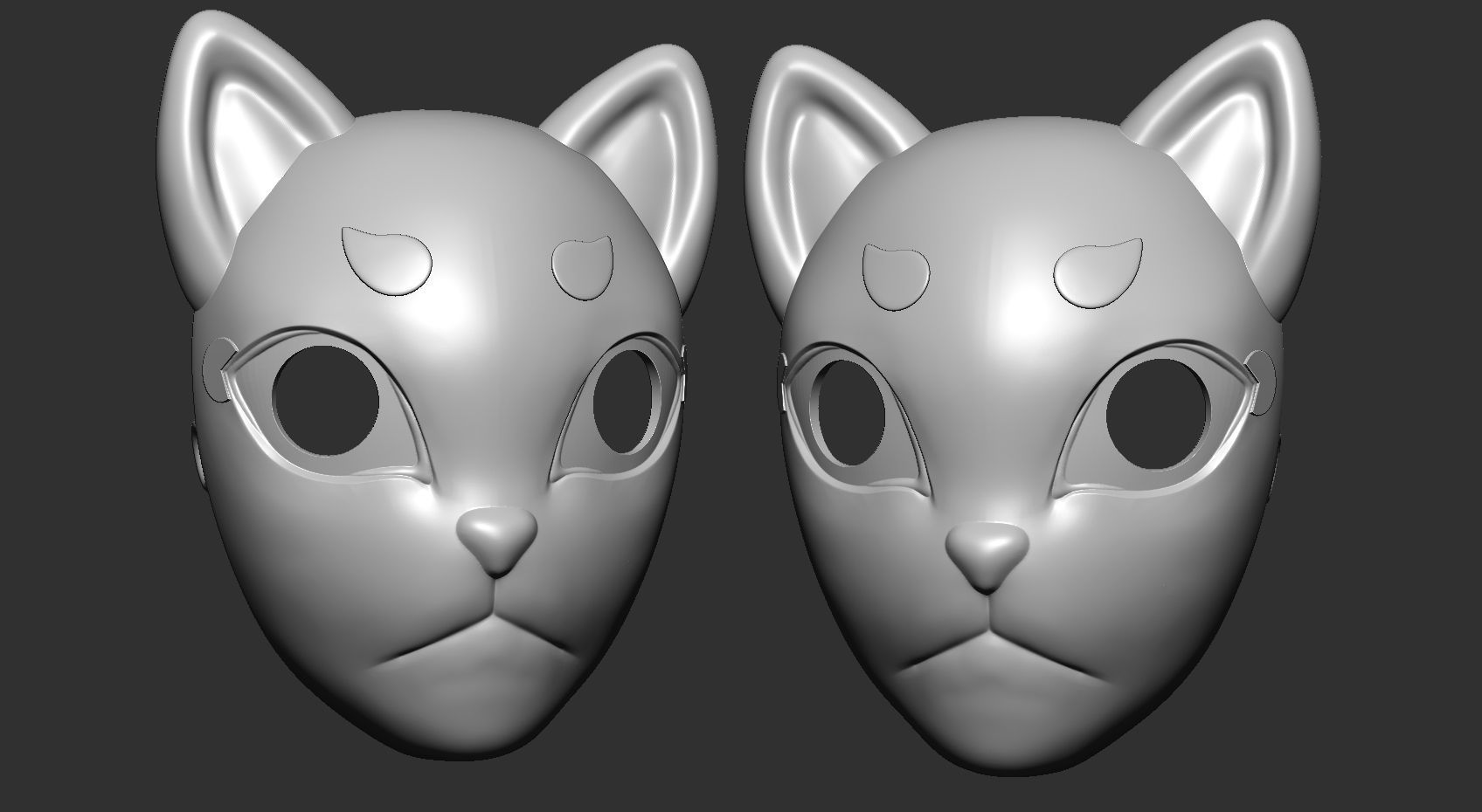 Mascara de Demon Slayer 3D model 3D printable | CGTrader