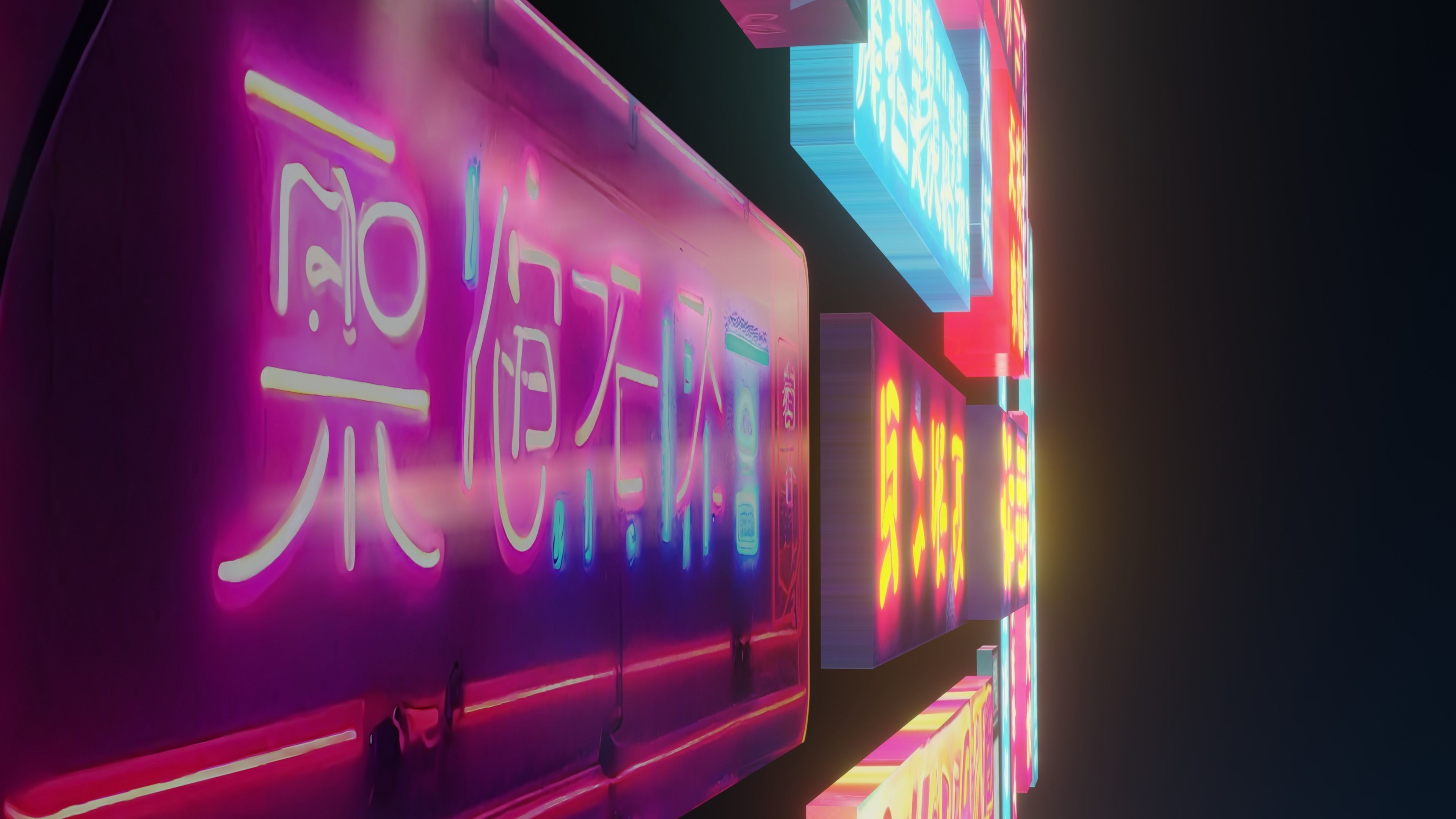 3D model 42 Neon Signs Pack VR / AR / low-poly | CGTrader