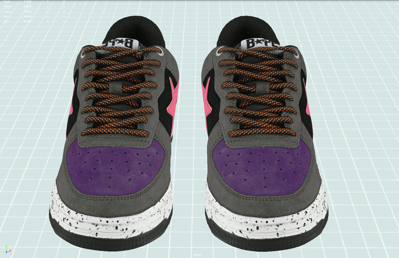 bape sta fashion sneaker 3D model | CGTrader