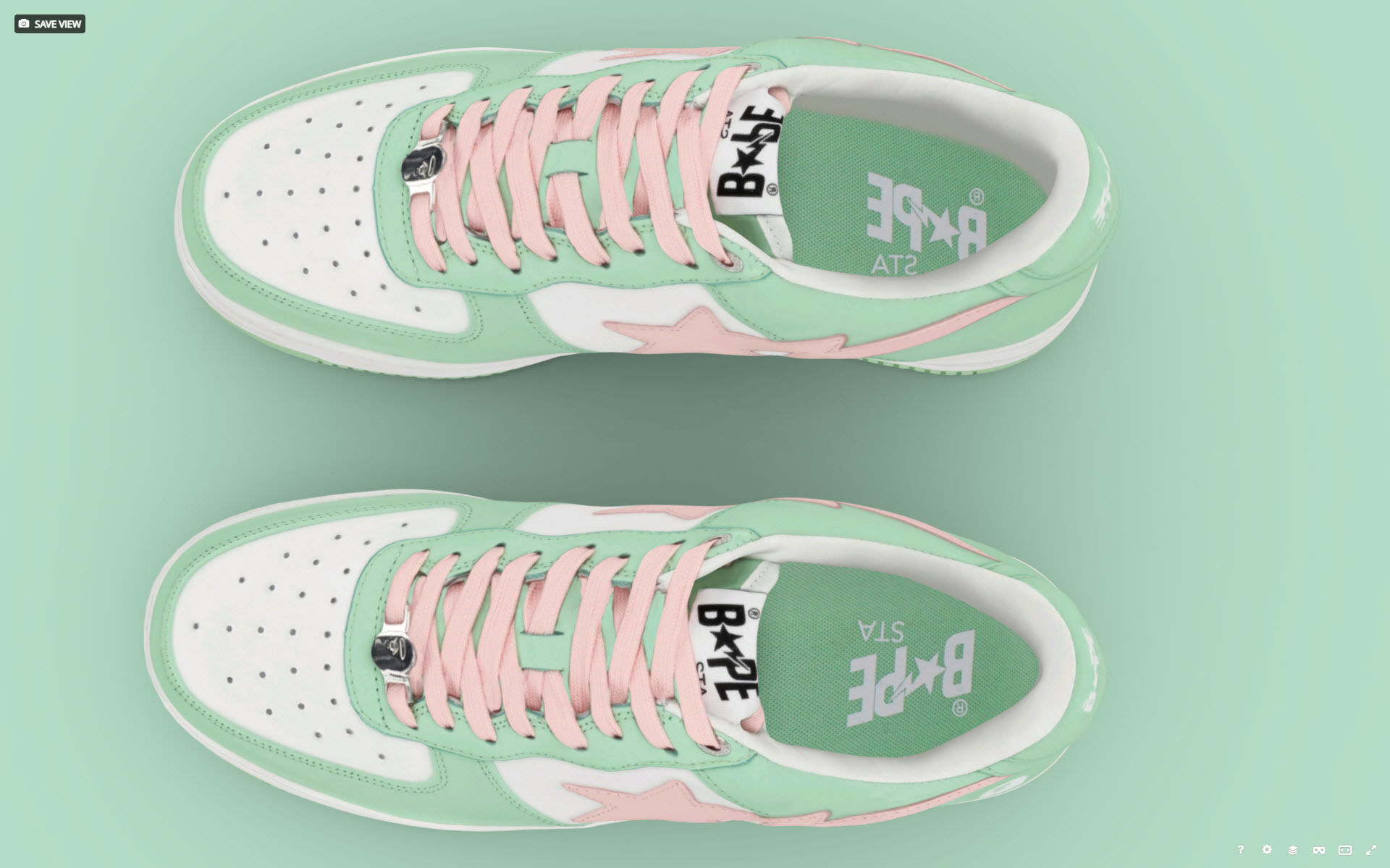 Bape STA sneaker v3 3D model | CGTrader