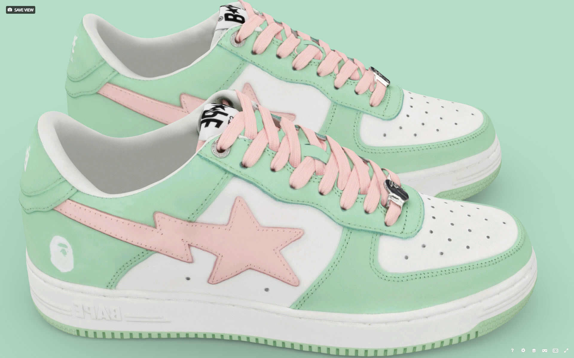 Bape STA sneaker v3 3D model | CGTrader