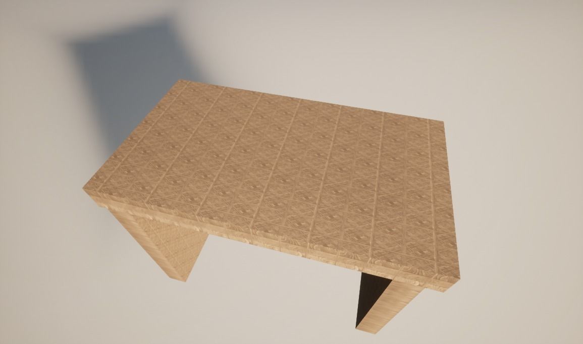 3D model simple sitting bench VR / AR / low-poly | CGTrader