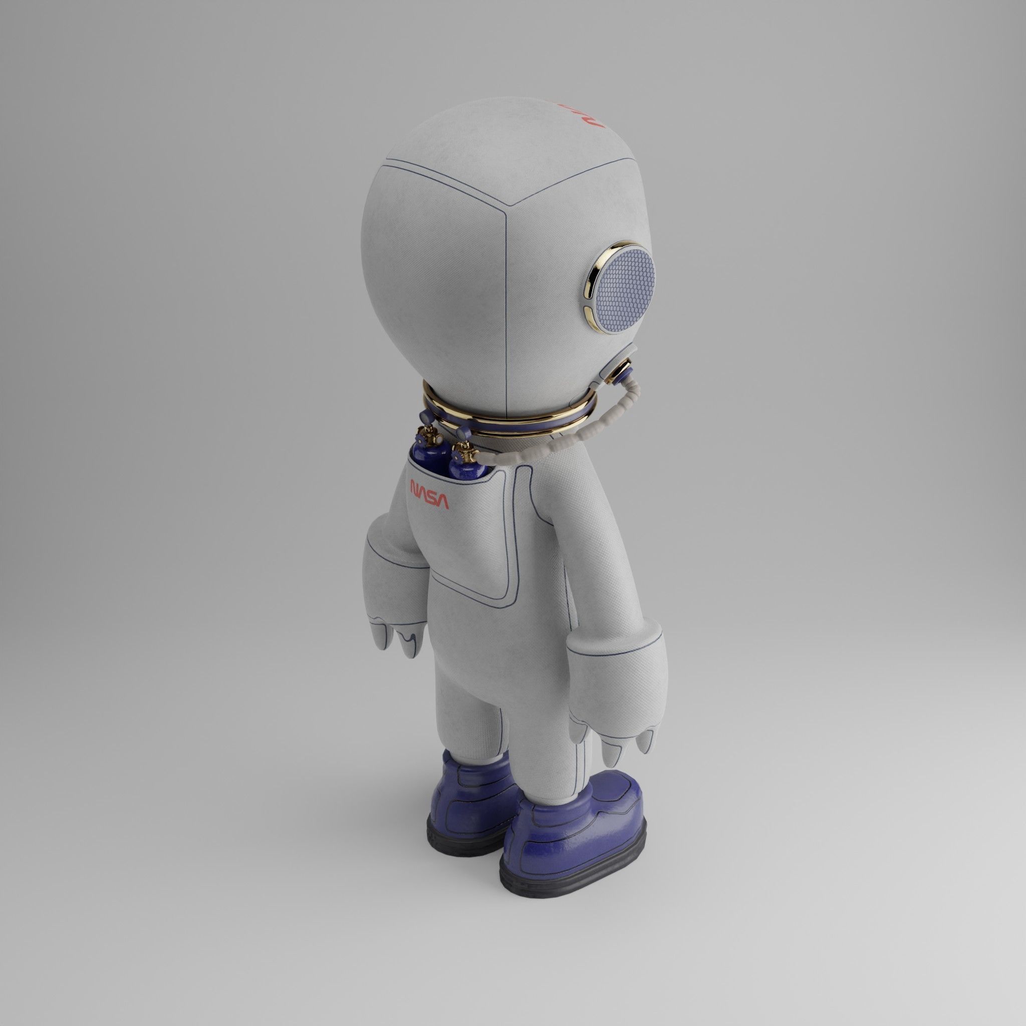 Fantasy spaceman 3D model | CGTrader