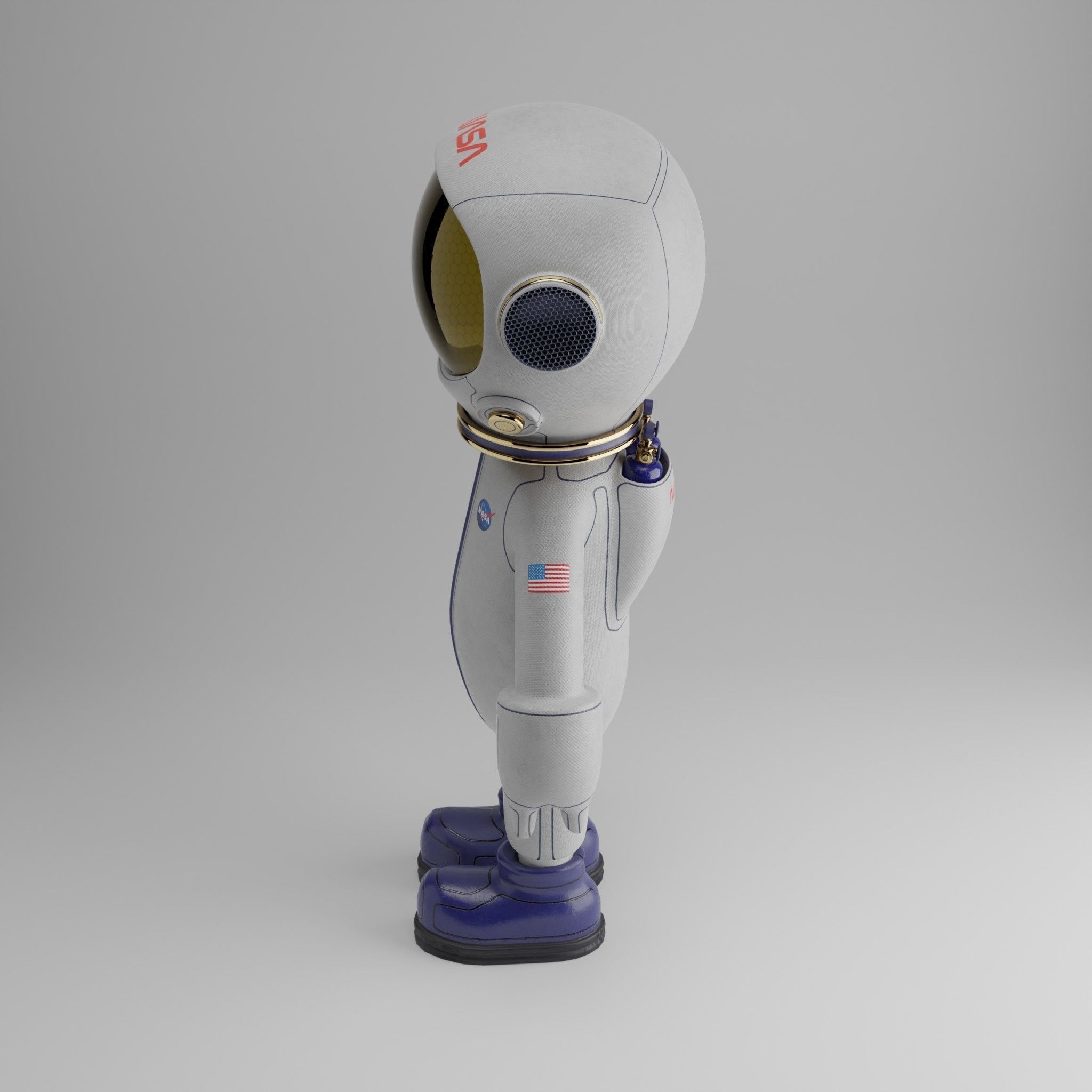 Fantasy spaceman 3D model | CGTrader