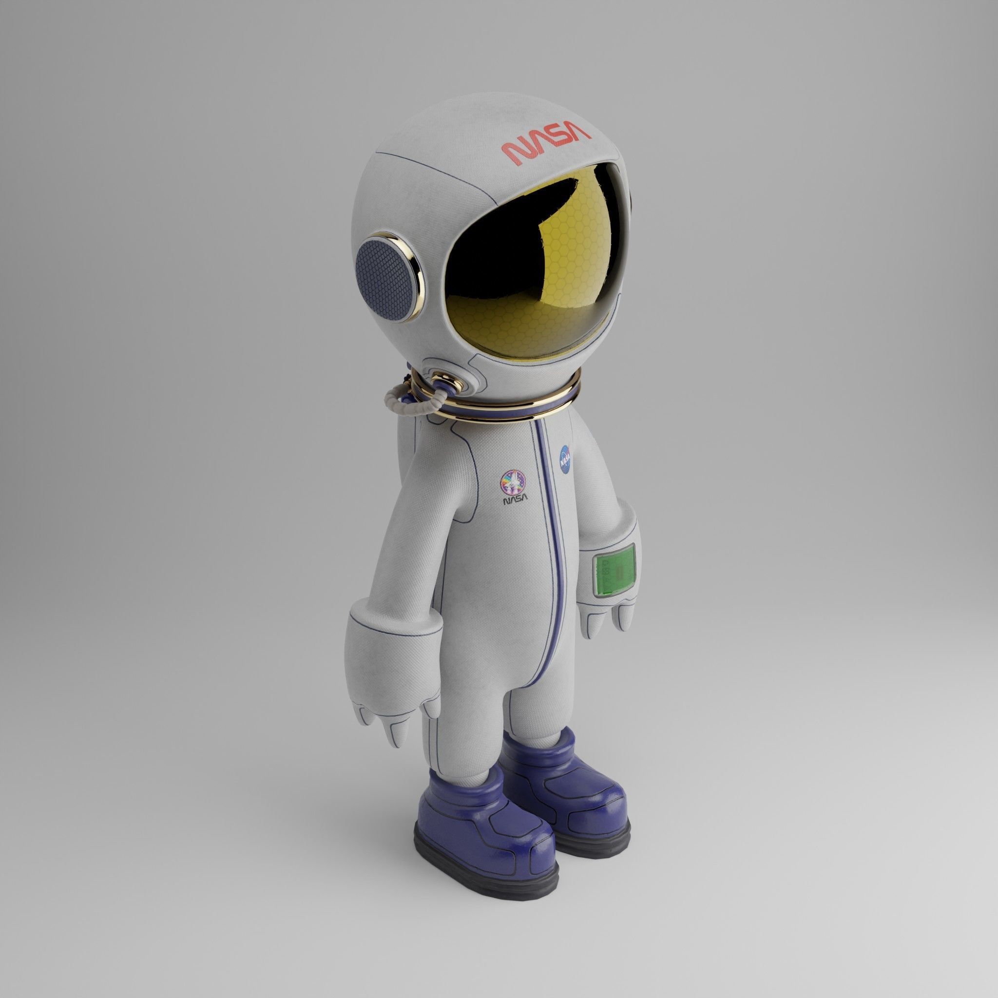Fantasy spaceman 3D model | CGTrader