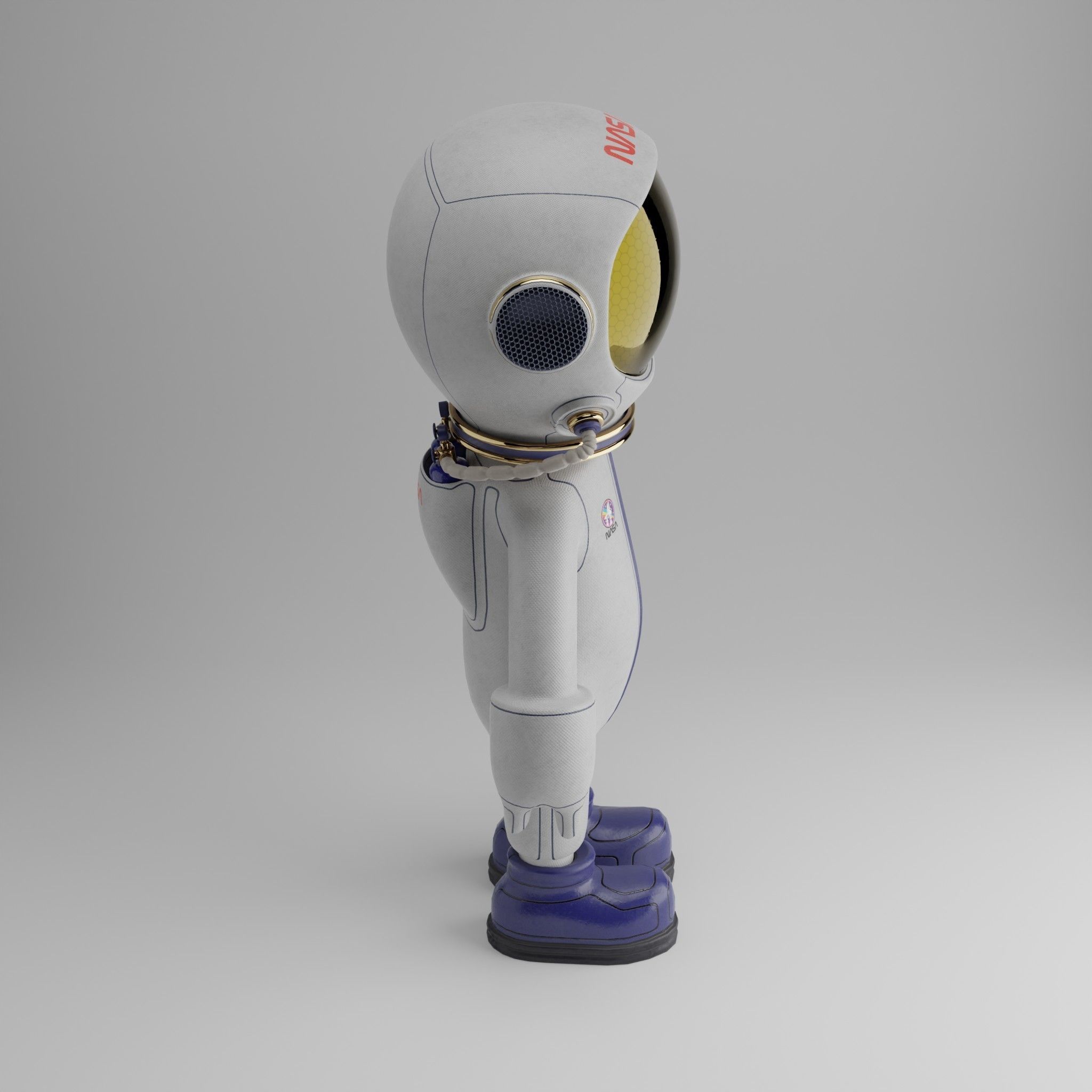 Fantasy spaceman 3D model | CGTrader