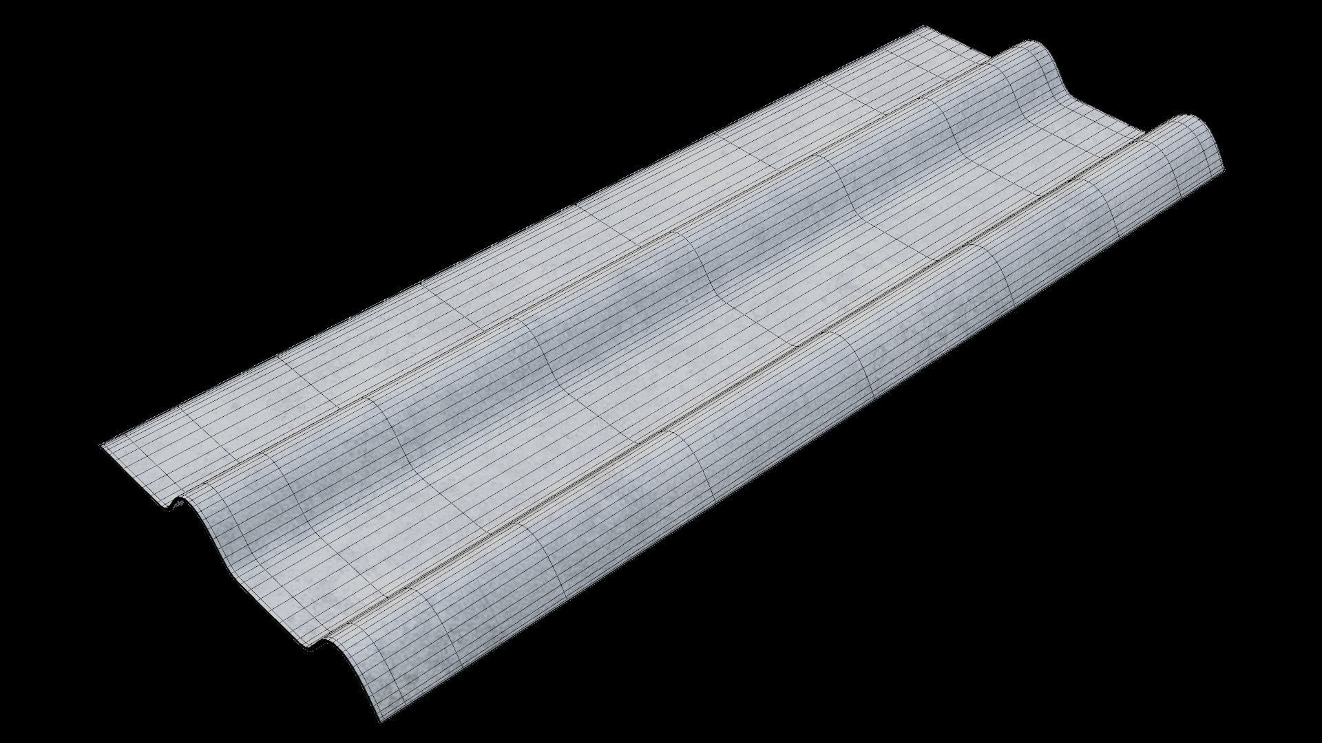 Roman tile roof 3D model | CGTrader