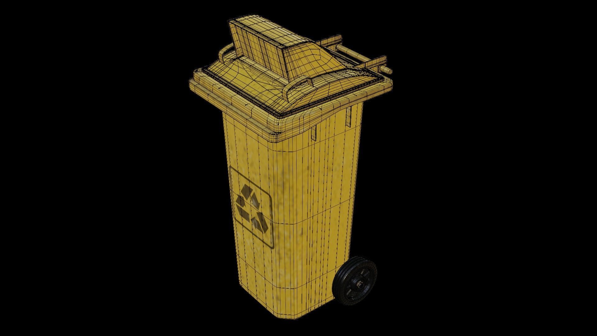 Thai Rubbish bin 3D model | CGTrader