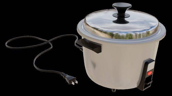 Stream Rice Pot 3D model | CGTrader