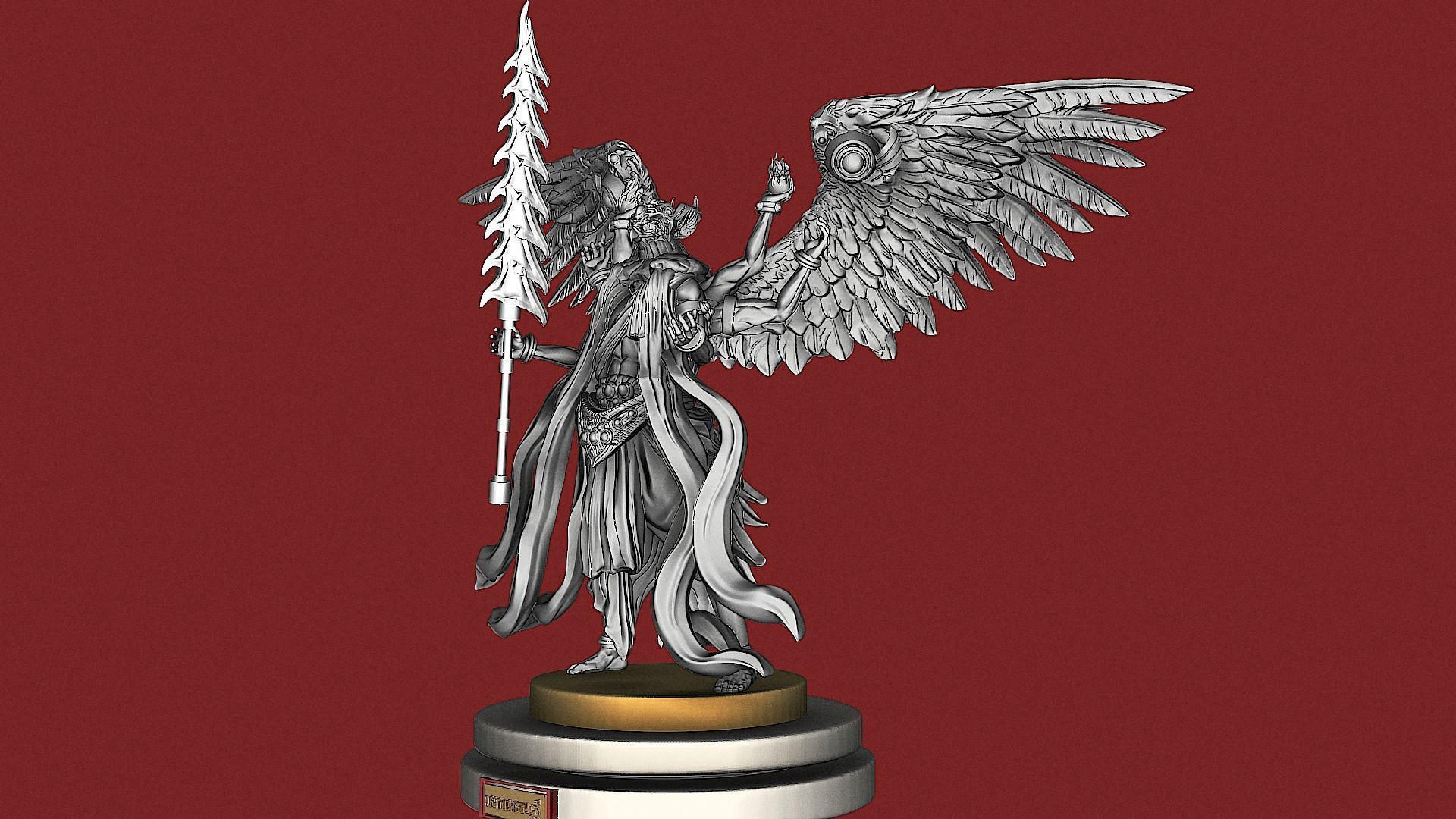God of Garuda 3D model 3D printable | CGTrader