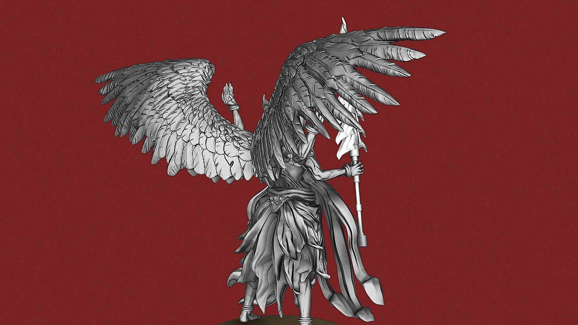 God of Garuda 3D model 3D printable | CGTrader