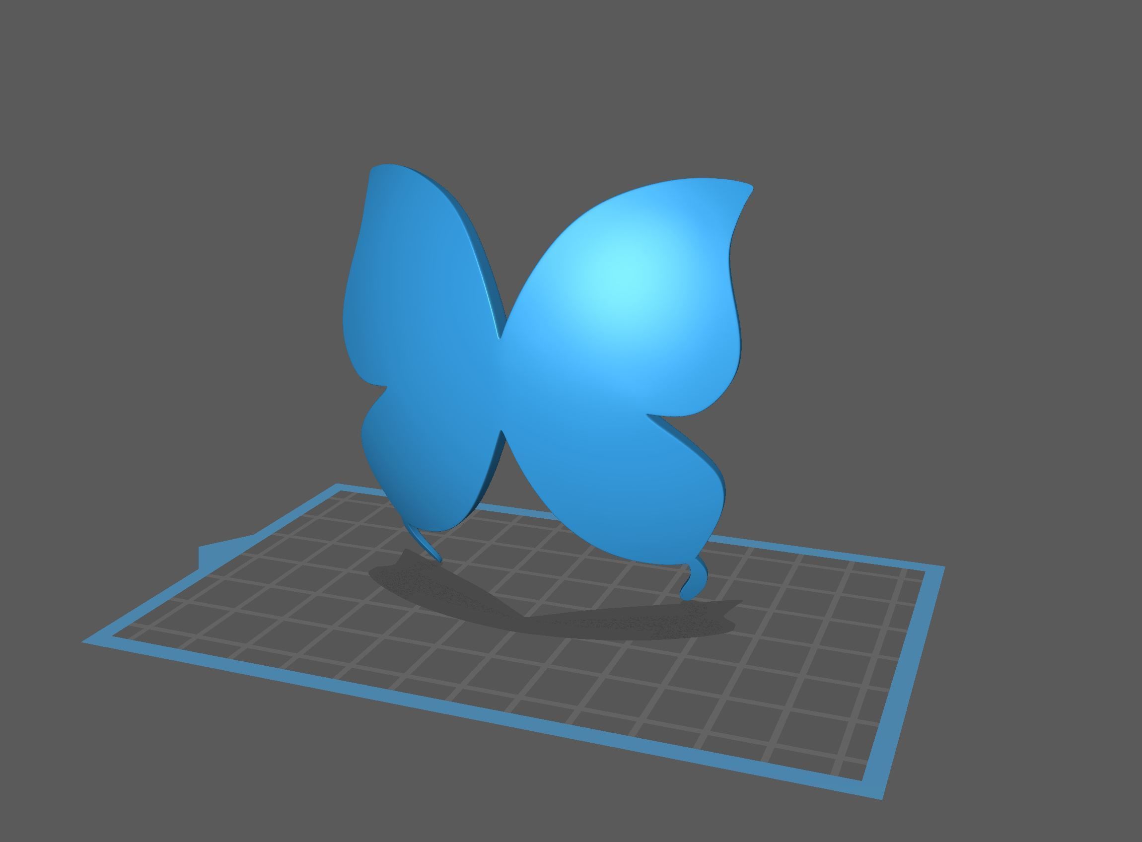 Symbol002 Butterfly 3D model | CGTrader