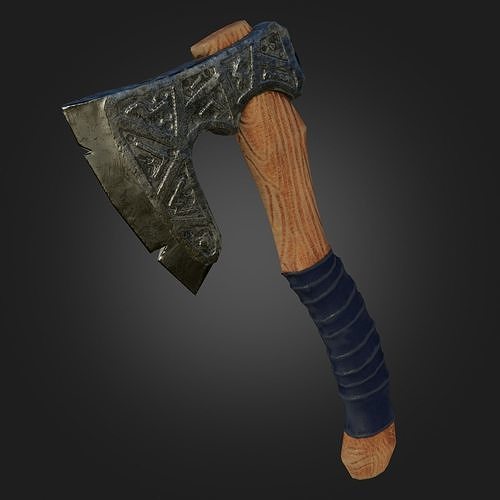 3D model Stylized Game-Ready Axe VR / AR / low-poly | CGTrader