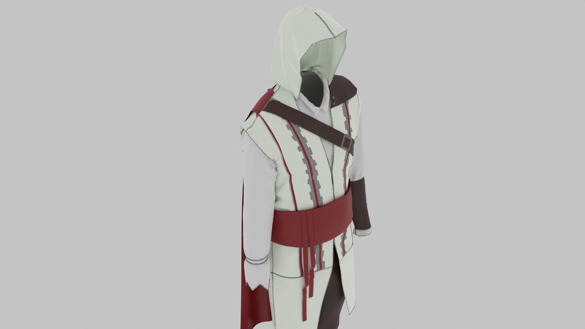 3D model Assassin Costume VR / AR / low-poly | CGTrader