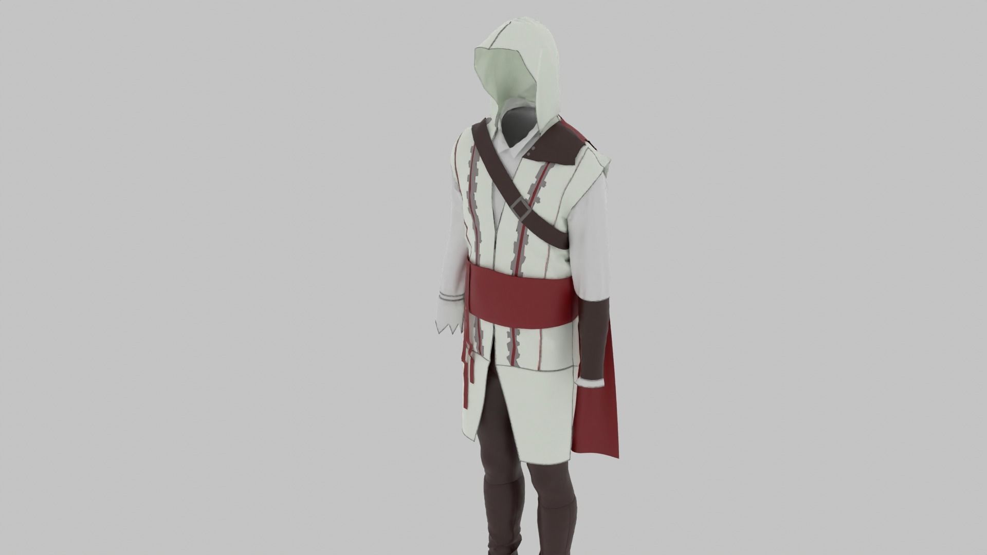 3D model Assassin Costume VR / AR / low-poly | CGTrader